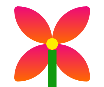 Flower Using CSS />